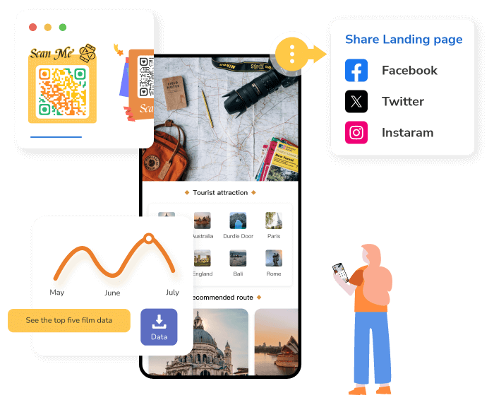Create QR Code to Drive Traffic to Landing Pages - QR SHEEP
